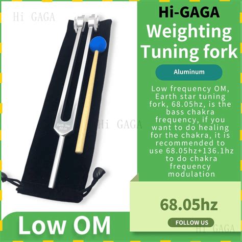 Bass Om Tuning Fork 6805 Tuning Fork 6805hz Aluminum Alloy Tuning