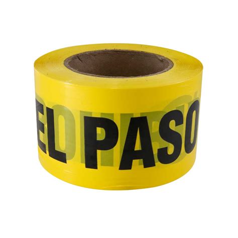 St 6 500 554 Cinta Amarilla Leyenda Prohibido El Paso Empaque C5
