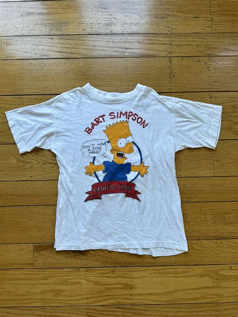 Vintage Vintage 1989 Bart Simpson Dont Have A Cow Tee Grailed