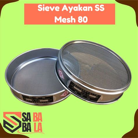 Jual Sieve Ayakan Stainless Mesh 80 Saringan Uji Laboratorium