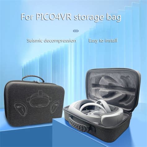 Capa กระเป๋าเคส Eva แข็ง แบบพกพา สําหรับหูฟัง Pico 4 Vr Shopee Thailand