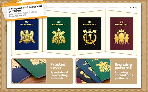 Lincia 48 Pcs Blank Passport Notebook Fake Passport Book