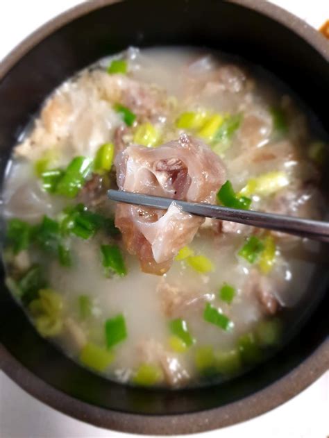 도가니탕 끓이기 도가니 스지 수육 만들기