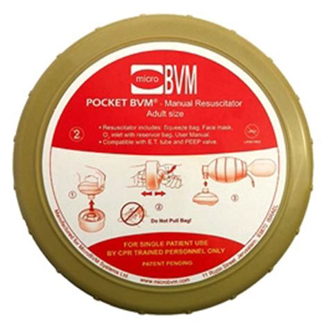 Pocket Bvm W Tubing Od Case Chinook Medical Gear
