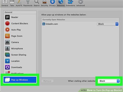 Ways To Turn On Pop Up Blocker WikiHow Tech