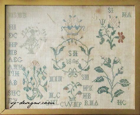 1806 Susan Hoopes Darlington Pennsylvania Quaker Sampler Sold Sj Designs