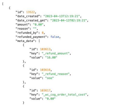 data missing from orders xx refunds api when hpos enabled · issue