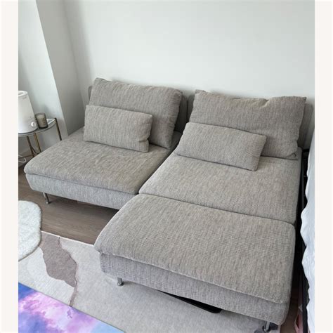 Ikea Soderhamn Viarp Beigebrown Loveseat Aptdeco