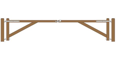 Weldon Double Barrier Gate Plans Snug Cottage Hardware Gate Guides
