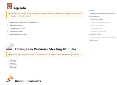 How To Create A Professional Minutes Of The Meeting Template