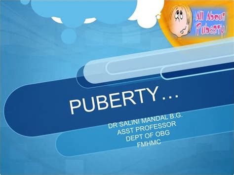 Puberty Ppt