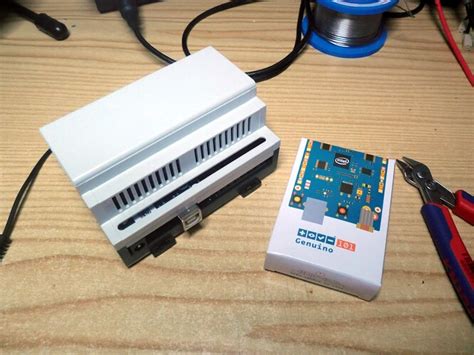 arduibox din rail enclosure proto board for arduino hardware