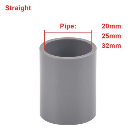 Pvc 파이프 커넥터 스트레이트 엘보 티 수도관 어댑터 가정용 Diy 튜브 내경 20 25 32mm 3 4 5 6 웨이