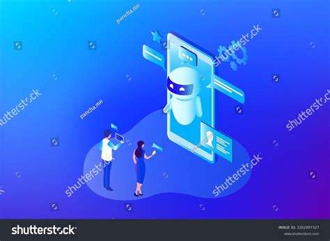 Ai Chat Bot Technology Concept People Stock Vector Royalty Free 2262097327 Shutterstock