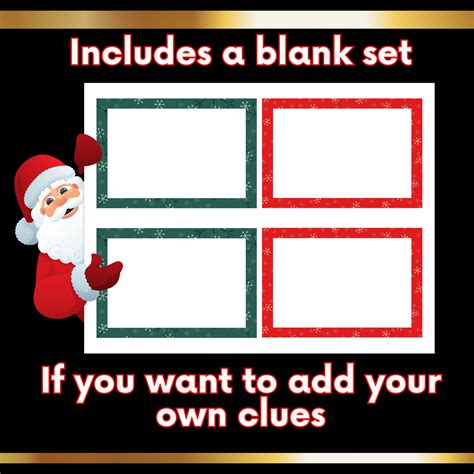 Elf Scavenger Hunt Christmas Treasure Hunt Elf Treasure Hunt Elf