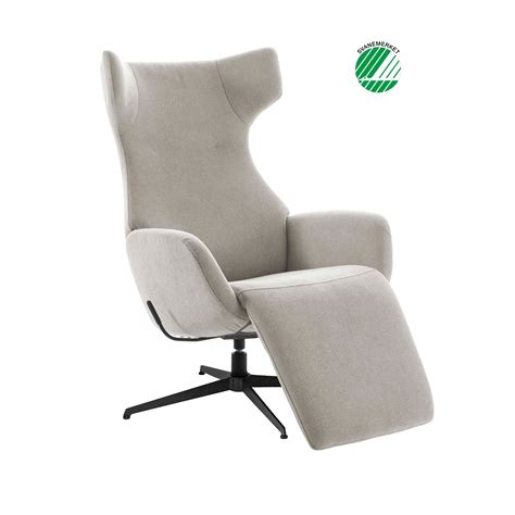 Enya Recliner With A Built In Footrest Helland Møbler