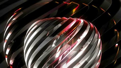 Abstract Rotating Spherical Object With Many Stripes On An Animated Background 26234024 Stock