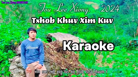 Txhob Khuv Xim Kuv Karaoke YouTube