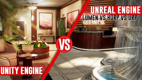 Archviz Unity Vs Unreal Engine 5 Graphics Lumen Vs HDRP Vs URP True