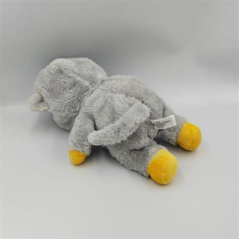 Doudou peluche Winnie l ourson déguisé en chat gris DISNEY NICOTOY