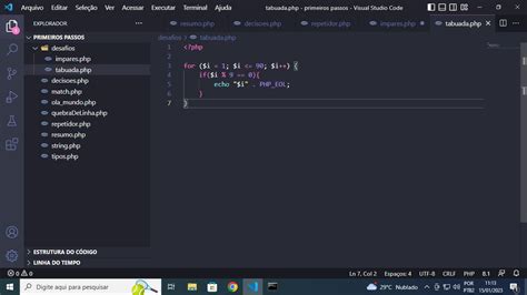Projeto Tabuada Do 9 PHP Conceitos Lidando Dados Loops E