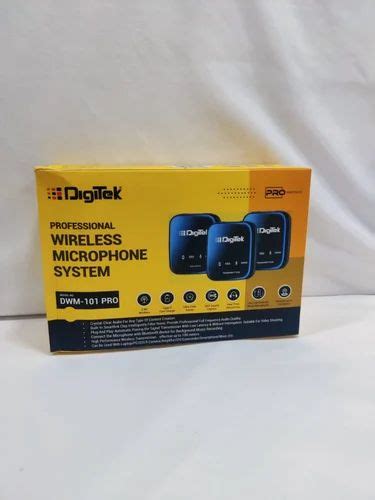 Black Modern DWM 101 Pro Digitek Professional Wireless Microphone System At Rs 4000 In Aurangabad