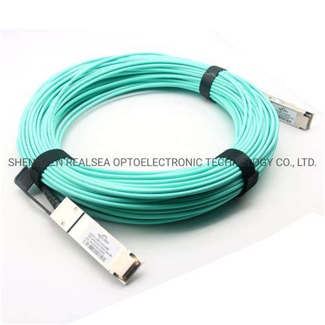 50m Qsfp 4sfp25g Aoc50m Compatible 100g Qsfp28 To 4x25g Sfp28 Breakout