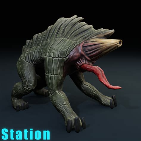 Artstation Low Poly Monsters For The Mobile Game Station