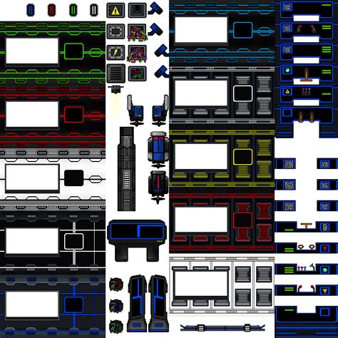 Sci Fi Warehouse Tileset By Psychronic