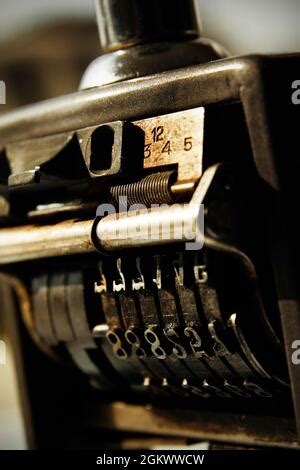 Vintage Automatic Sequential Numbering Stamp Stock Photo Alamy