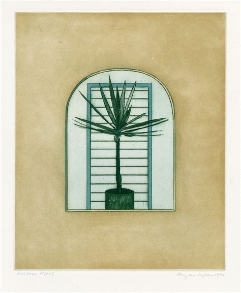 Bryan Organ Palm In An Arched Window Goldmark