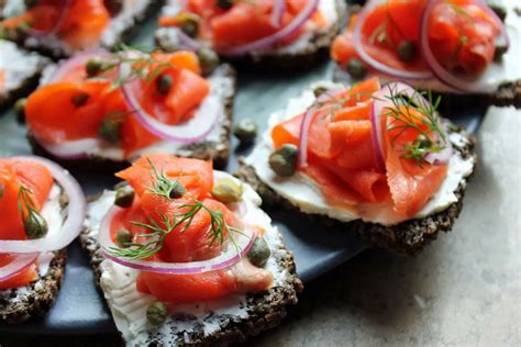 Delicious Pumpernickel Smoked Salmon Canapes A Sophisticated Delight