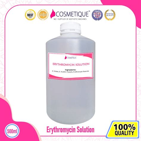 Erythromycin Solution Acne Solution Liter Beauty And Personal Care Face Face Care On Carousell