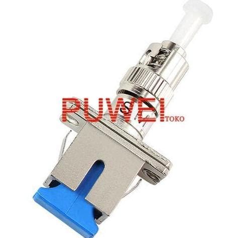Jual ST Male To SC Female Hybrid Fiber Optical Adapter Converter Connector Puwe1to Ayo Beli