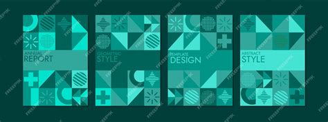 Premium Vector Geometric Pattern Modern Cover Neon Green Color Background Poster A4 Size For