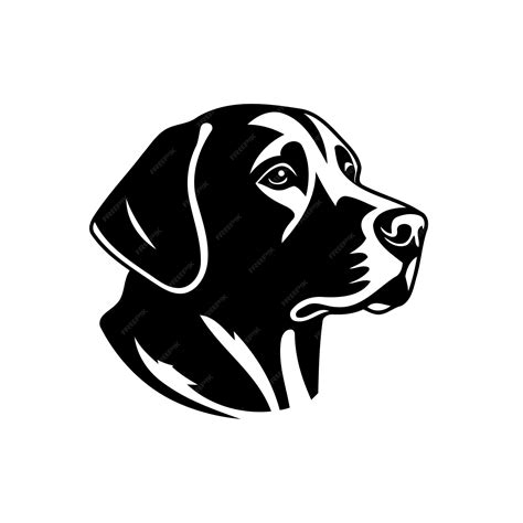 Premium Vector Labrador Retriever Line Art Silhouette Template