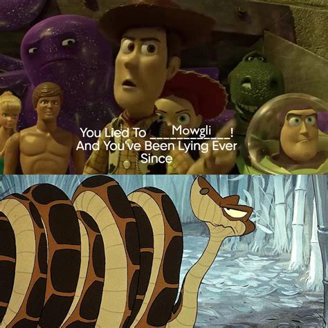 Woody Calls Kaa A Liar By Maxgoudiss On Deviantart