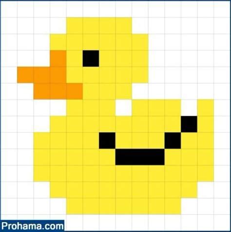 Small Duck Pixel Art