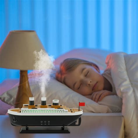 เครื่องพ่นอโรมาและพ่นน้ำหอม Aroma Diffuser เครื่องพ่นไอน้ำอโรม่า ขนาด 500 Ml 7 สี Led ควันเยอะ