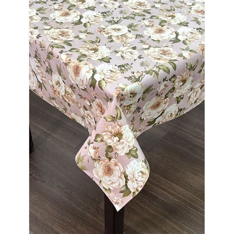 Fata De Masa Tip Musama Lila Floral 120 X 140 Cm Emagro