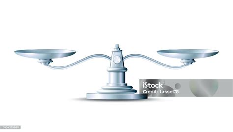 실버 비늘 균형있는 비늘의 그릇 천칭자리 아이콘입니다 0명에 대한 스톡 벡터 아트 및 기타 이미지 0명 3차원 형태 개념 Istock