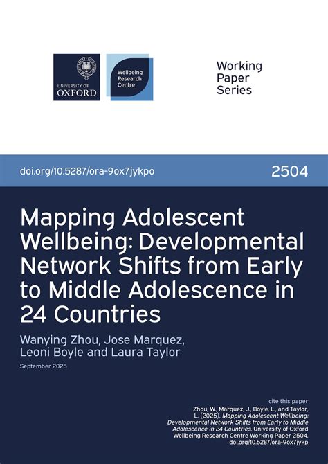 Research Overview — Wellbeing Research Centre