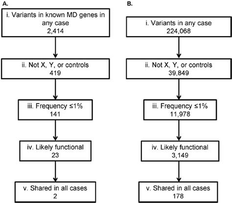 Filtering Of Variants Identified Through Exome Sequencing Of Download Scientific Diagram