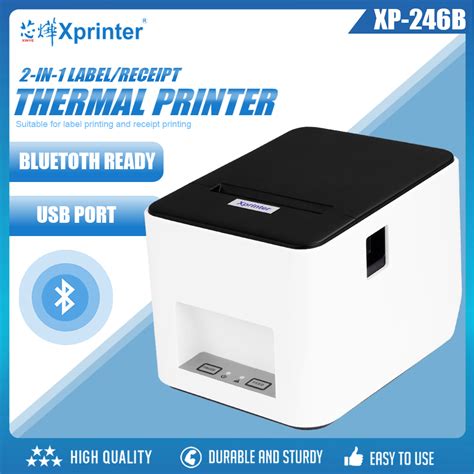 Xprinter Xp 246b 2 In 1 58mm Thermal Sticker Label Thermal Receipt