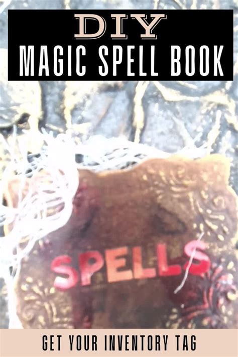 Diy Magic Spell Book Video Halloween Spell Book Spell Book