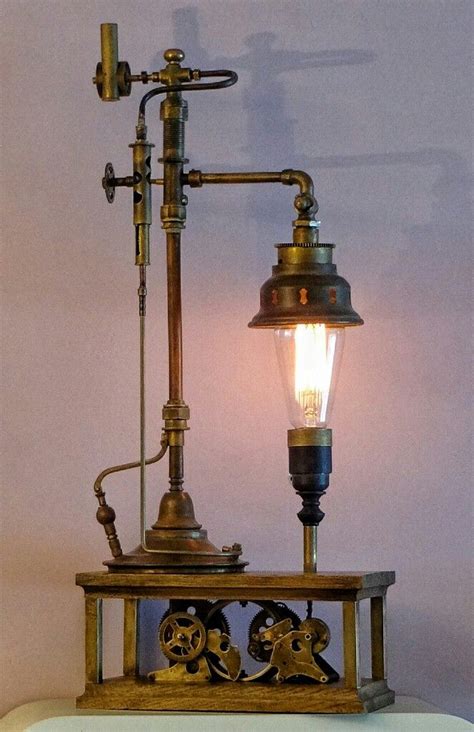 Pin by Jakub Harald on Steampunk | Steampunk lamp, Lamp, Light