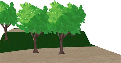 オリジナル 3d 木 板ポリの木 會川 とものりのイラスト Pixiv