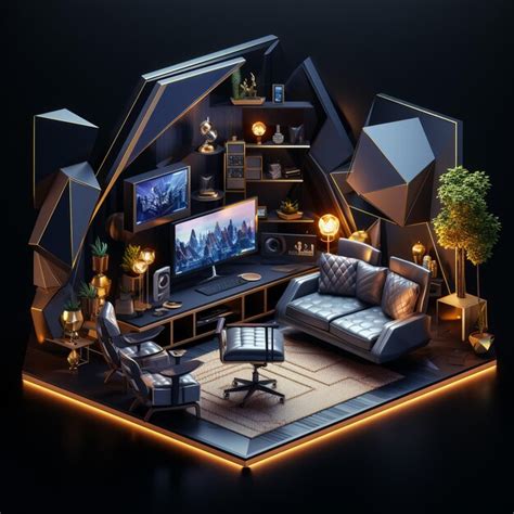 Premium Photo Ultimate Gaming Computer Desktop Setup