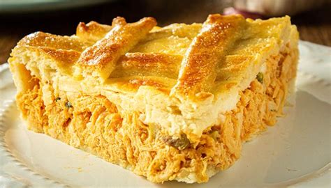 Torta Cremosa De Frango Sem Farinha Derrete Na Boca