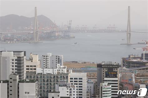 부산 12개 구·군 미세먼지주의보 해제서부권역은 유지 네이트 뉴스